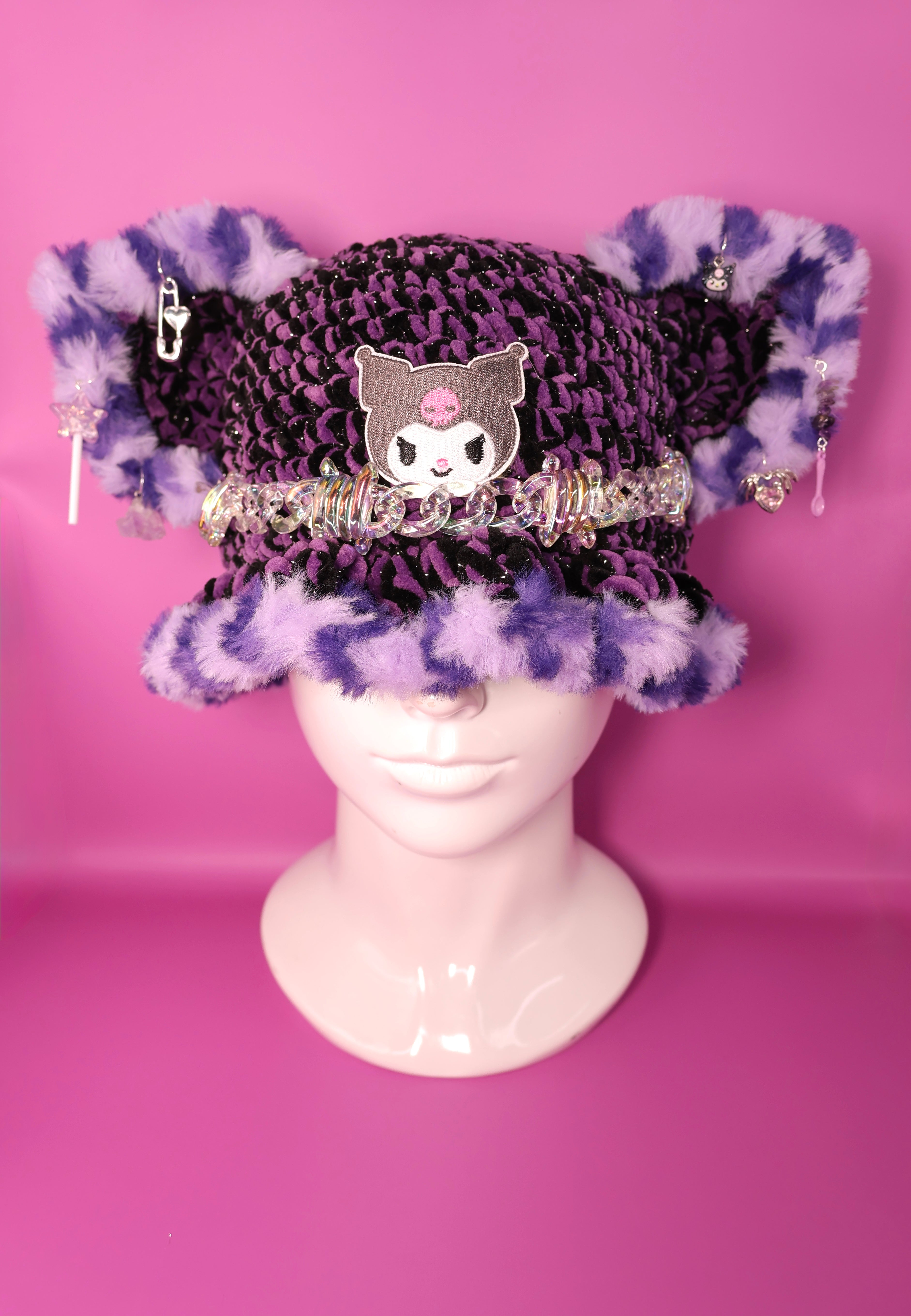 Kuromi bucket hat – Yarnlab