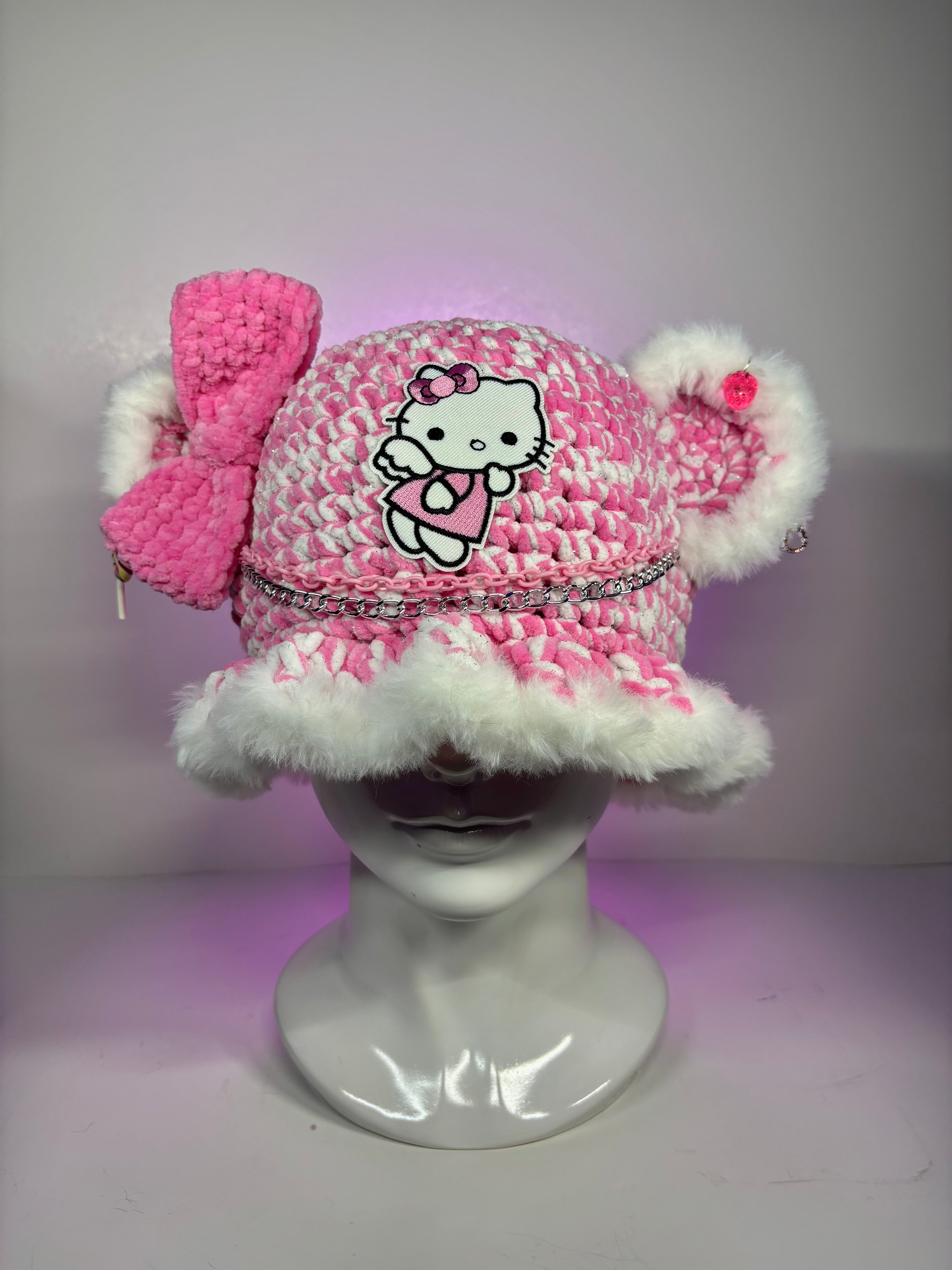 Hello kitty bucket hat – Yarnlab