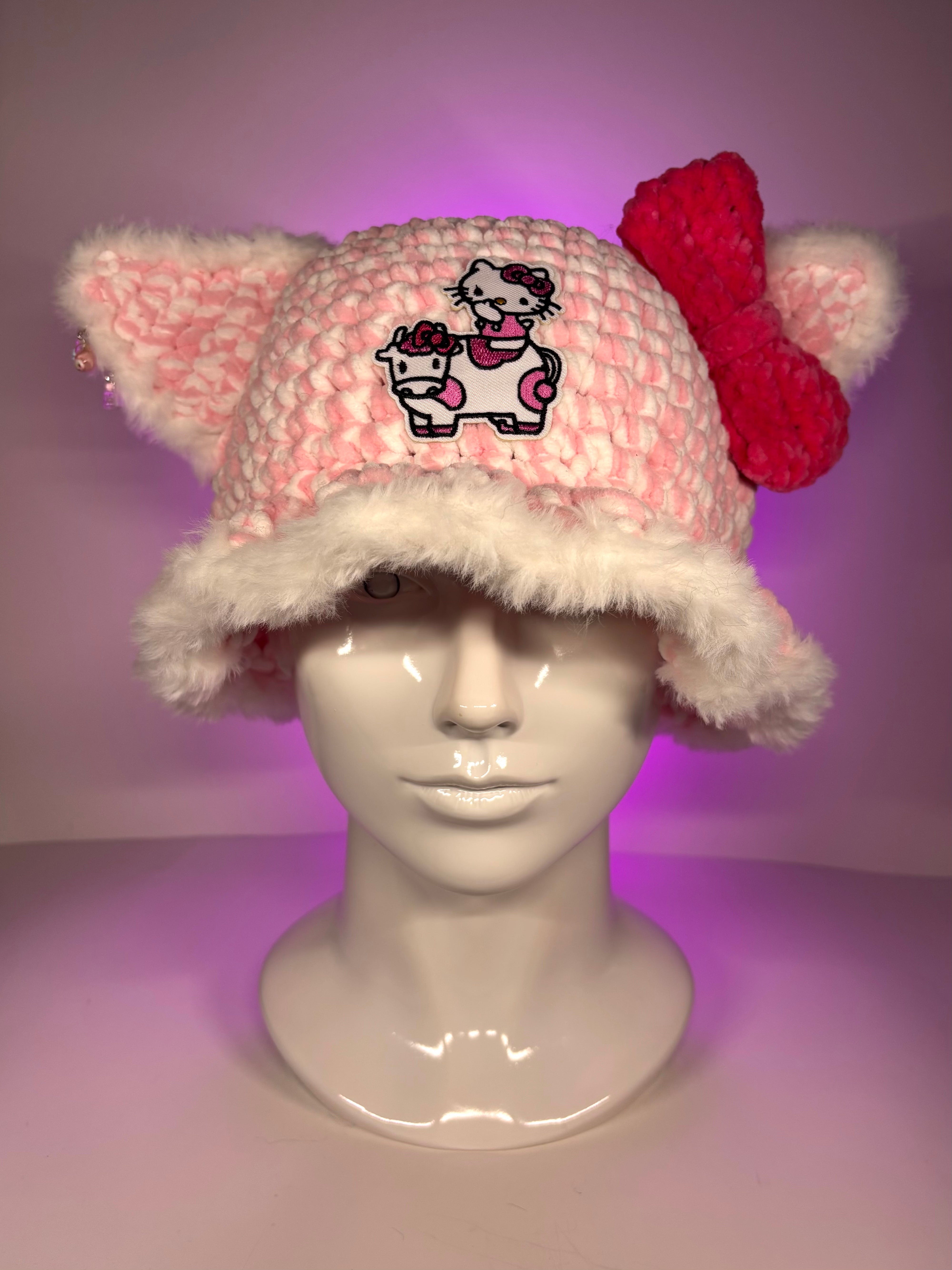Hello kitty bucket hat – Yarnlab